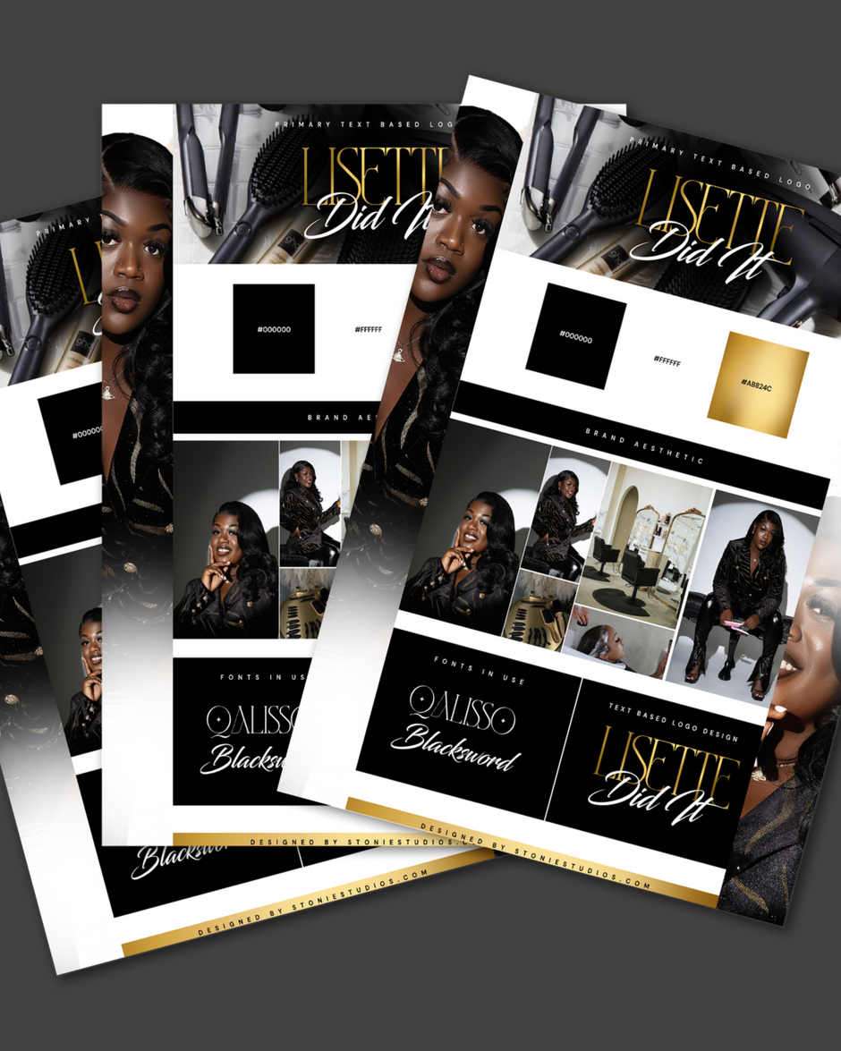 Text Based Logos – Stonie Studios