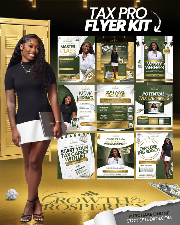 Tax Pro Flyer Kit – Stonie Studios
