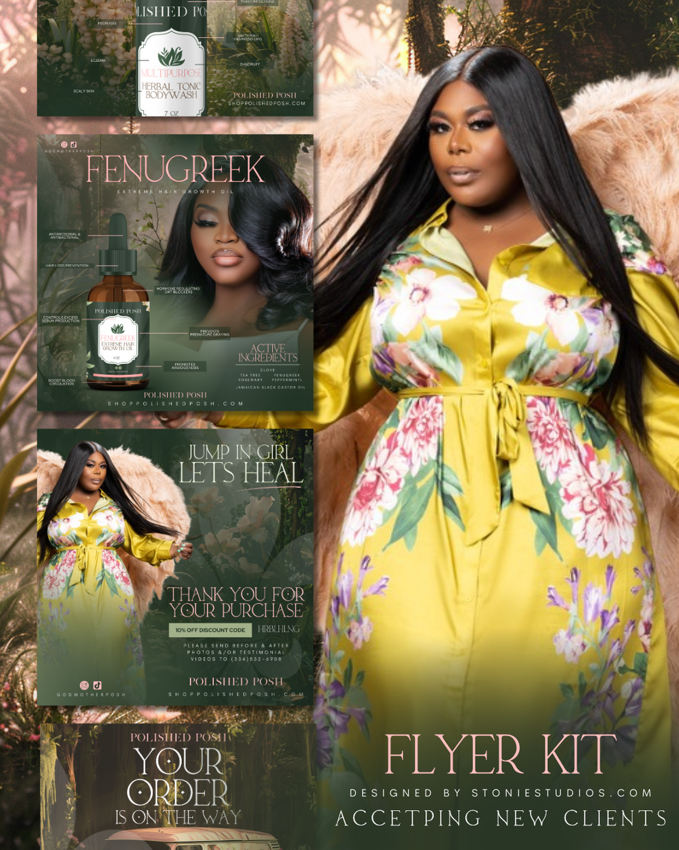 BOGO: Flyer Design Kit GET 1 MORE FOR FREE – Stonie Studios