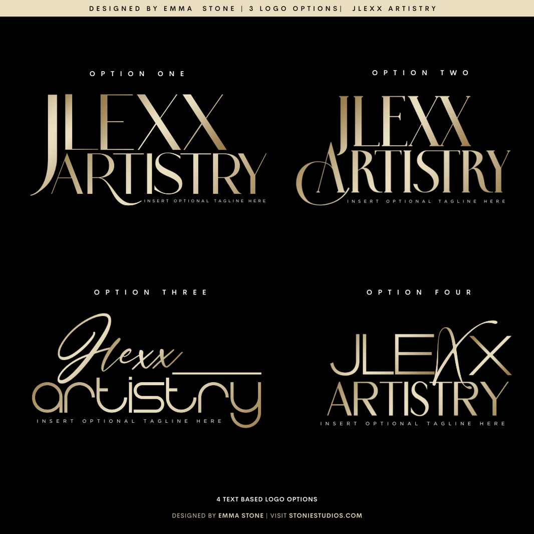 Text Based Logos – Stonie Studios